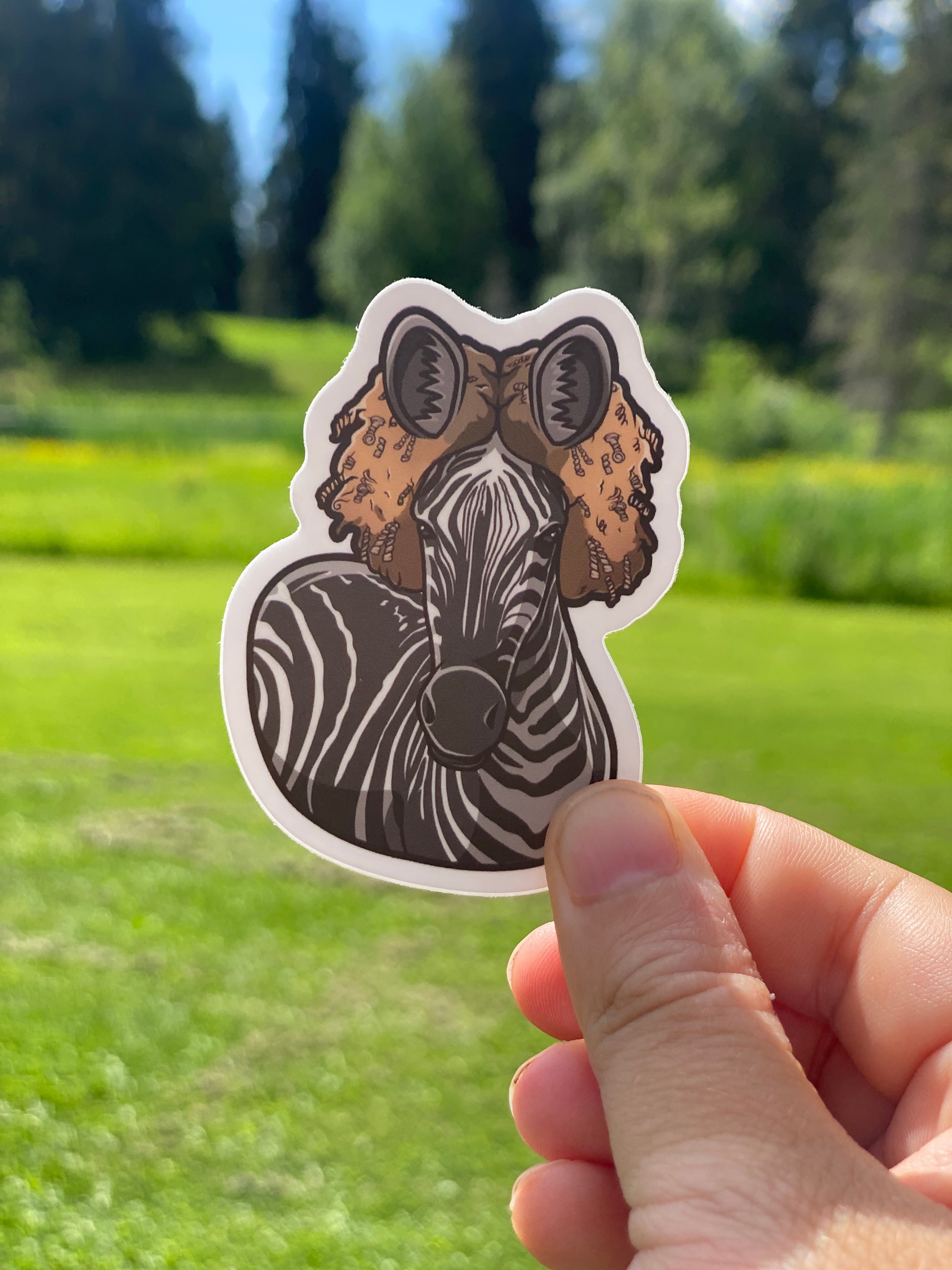 GAN Zebra Sticker